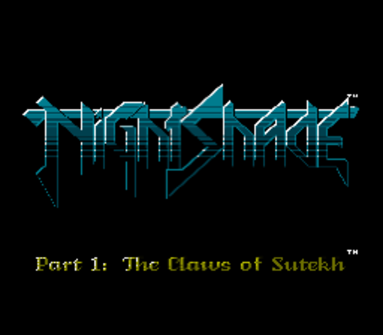 Nightshade (Beam Software) - 1992 | ALEX BEVILACQUA